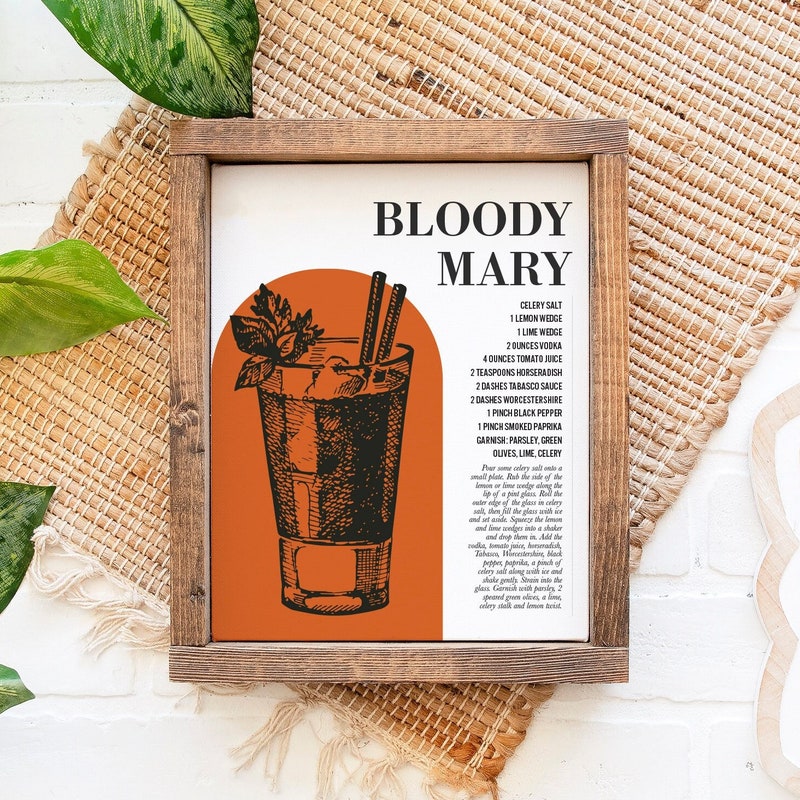 Bloody Mary Sign - Etsy