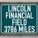 Philadelphia Eagles Stadium Sign, Lincoln, Sport Sign, Man Cave Sign ...