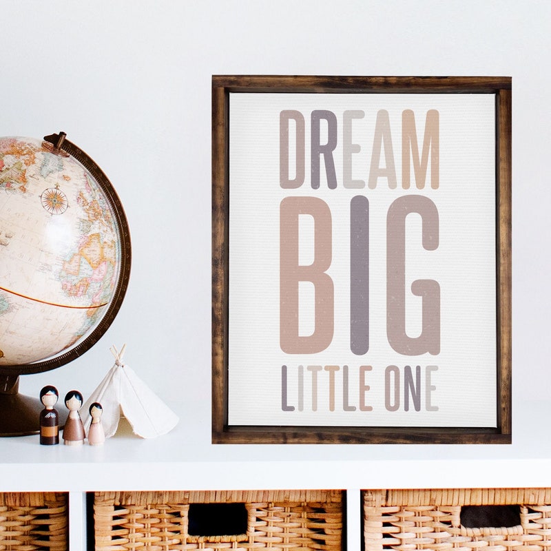 Dream Big Canvas - Etsy