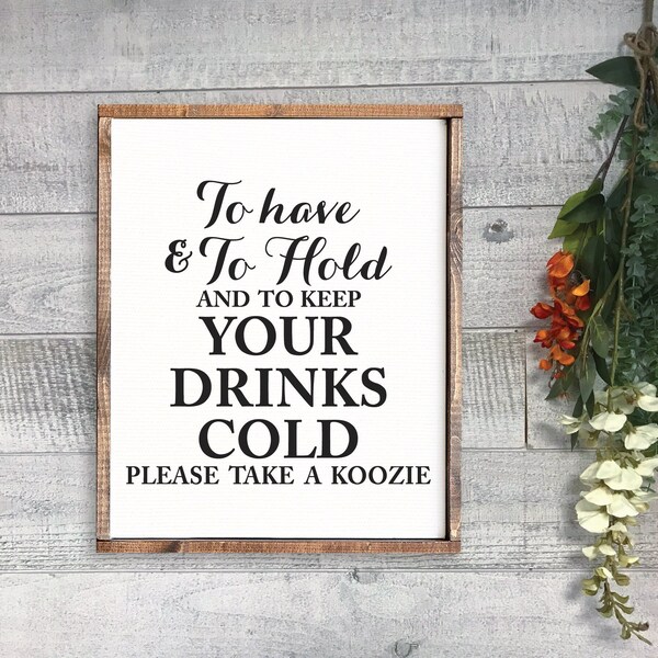 Cold Drinks Sign - Etsy