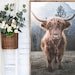 Highland Cow Print Nature Photography High-quality Framed - Etsy