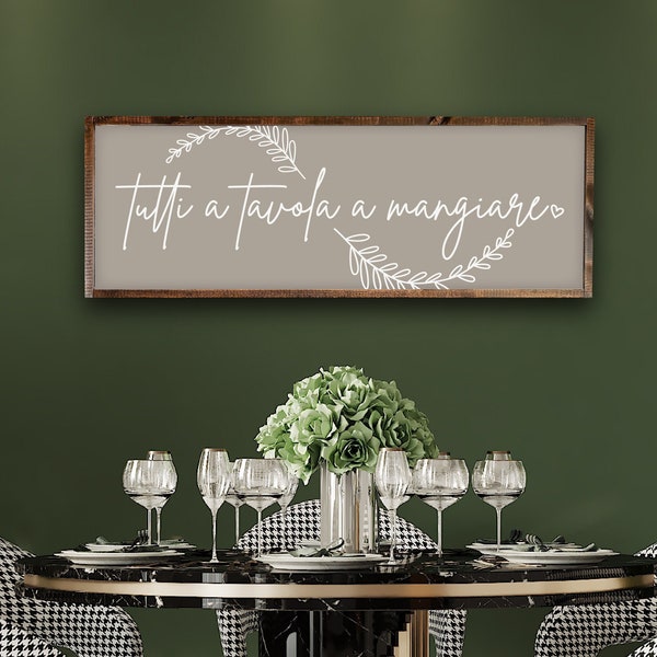 Italian Farmhouse Kitchen Signs - Etsy