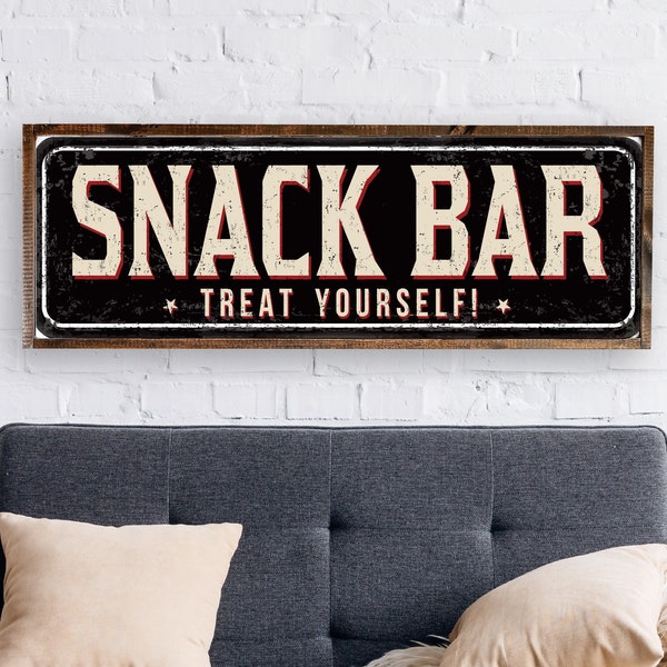 Snack Bar Sign - Etsy