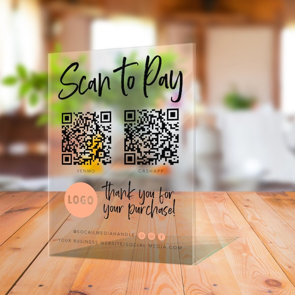 Qr Code Display - Etsy