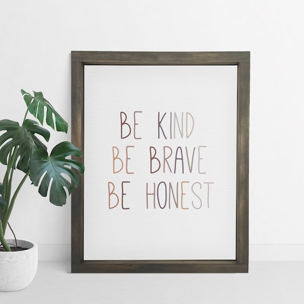 Be Kind Be Brave - Etsy