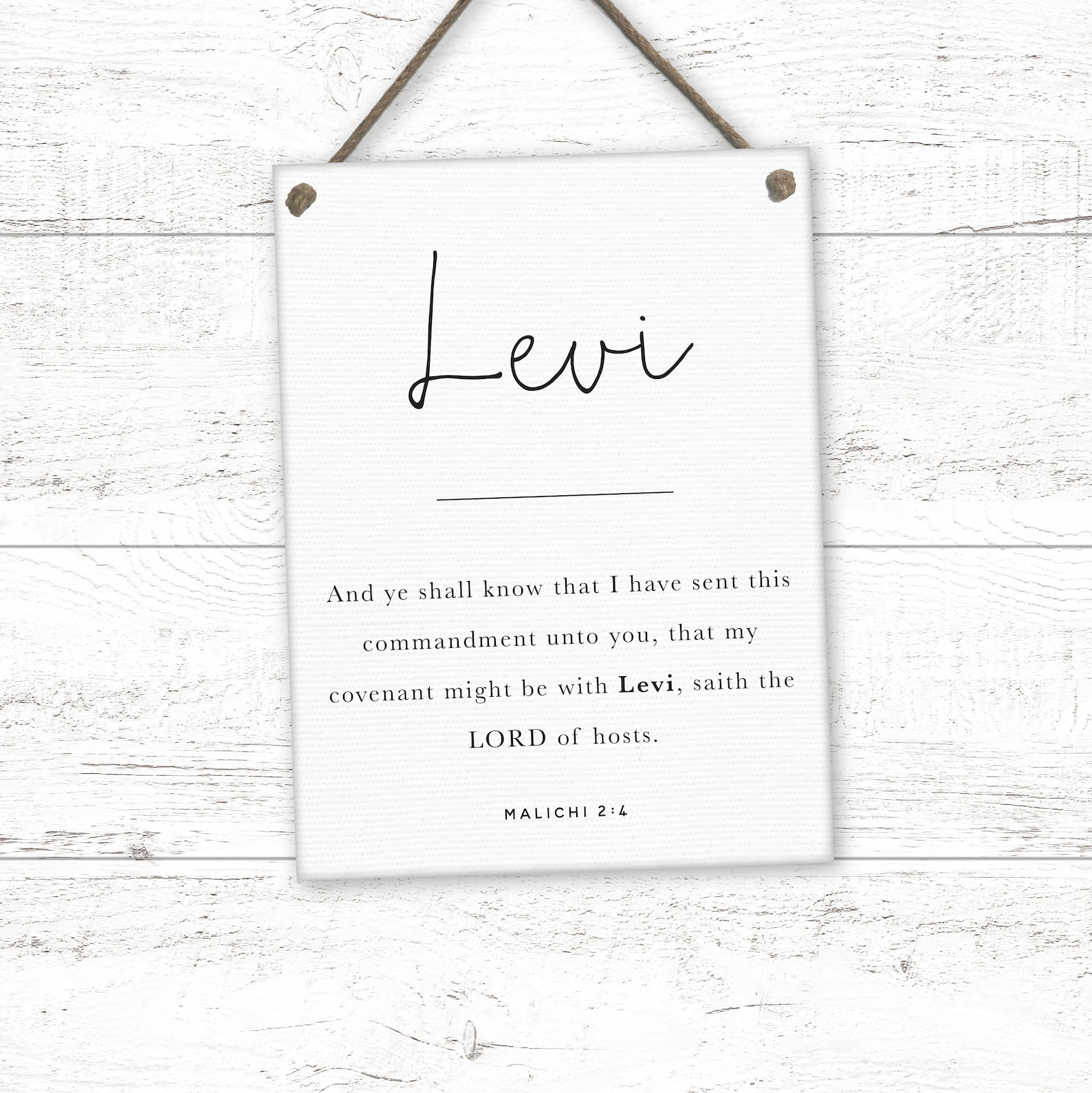 Biblical Names & Meanings — Custom Framed Canvas Decor, Religious and ...