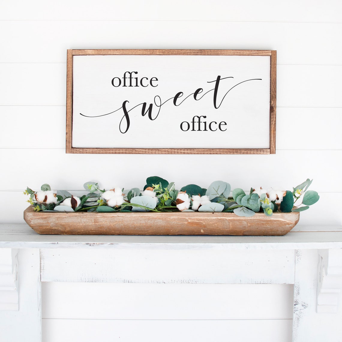 Office Sweet Office Decor Custom Framed Canvas Home Office - Etsy