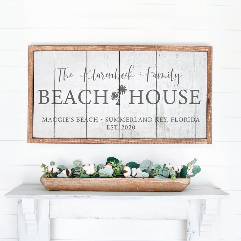 Beach House Signs - Etsy