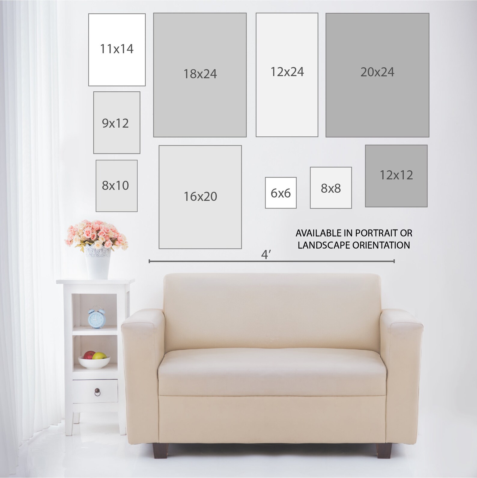 Our Vows Custom Wood Framed Wedding Print on Canvas - Etsy