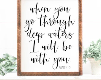 Deep Waters Wall Art - Etsy