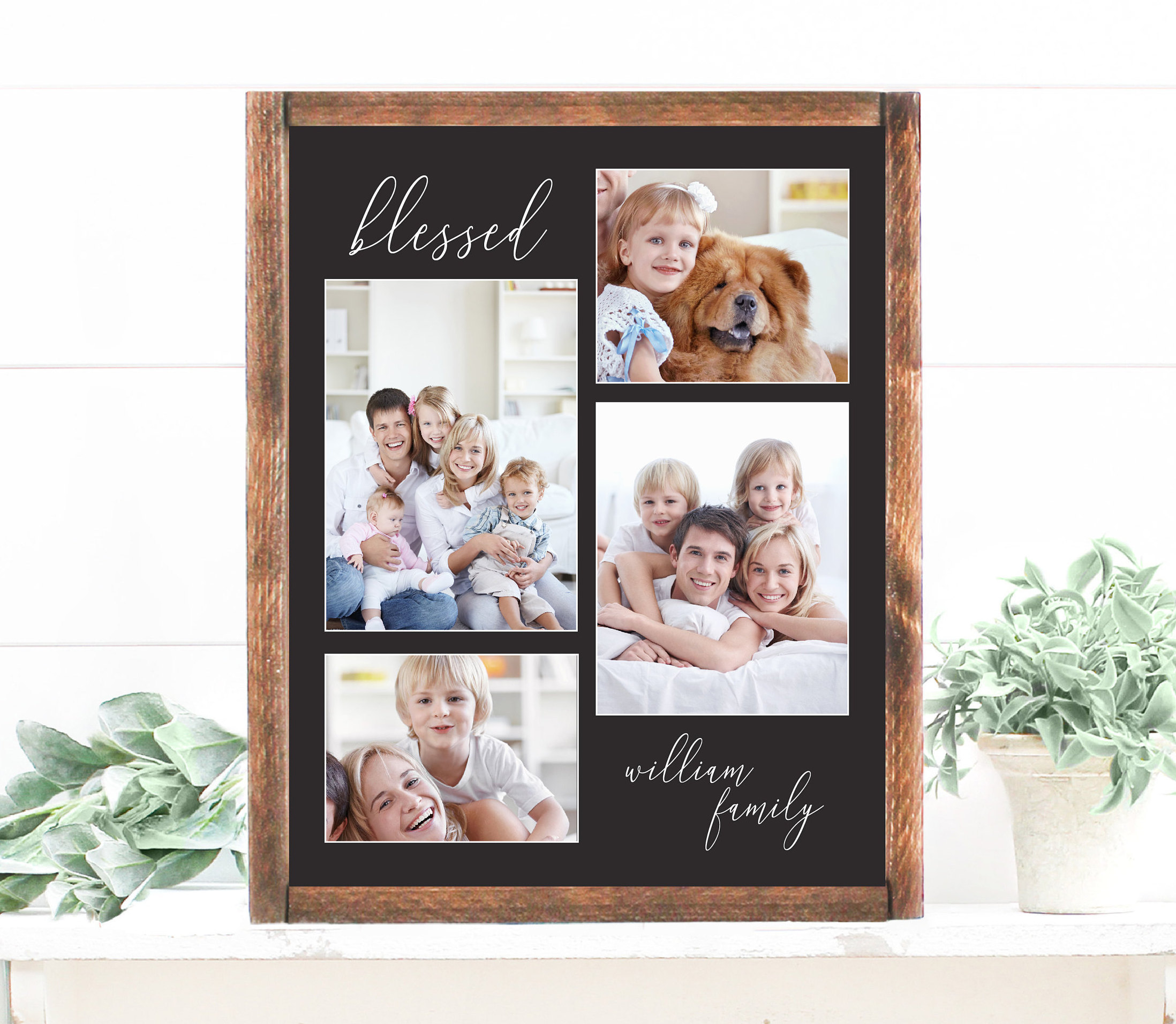 Paper Custom Collage Personalized Gift For Couples Custom Anniversary ...