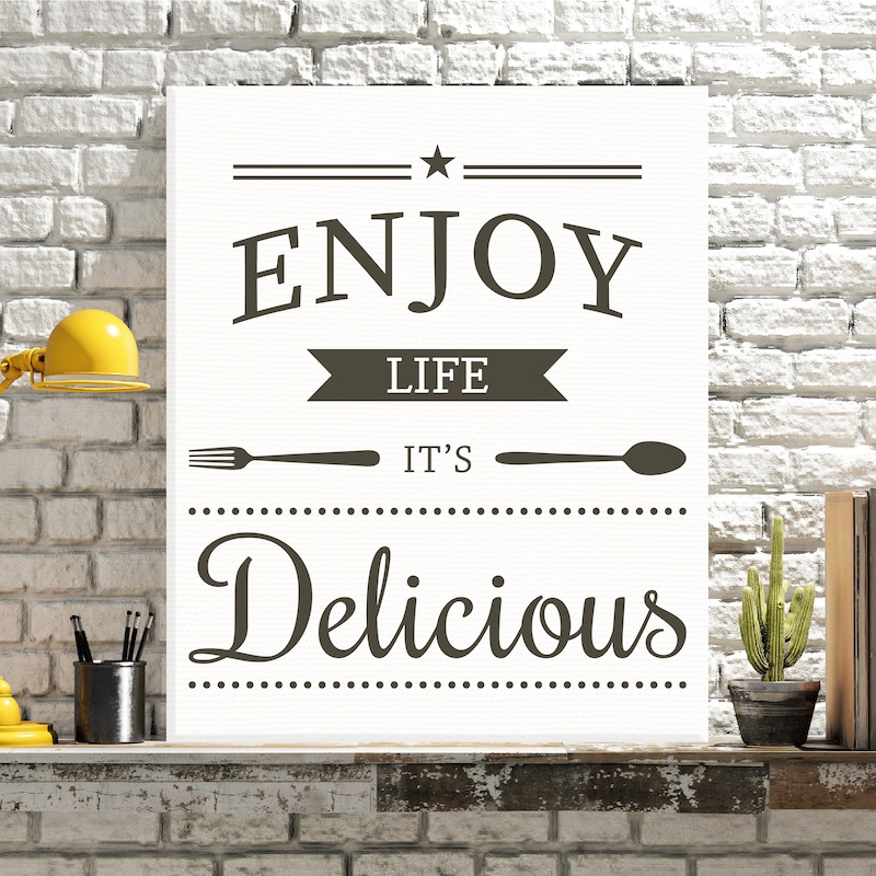 Life is Delicious - Etsy