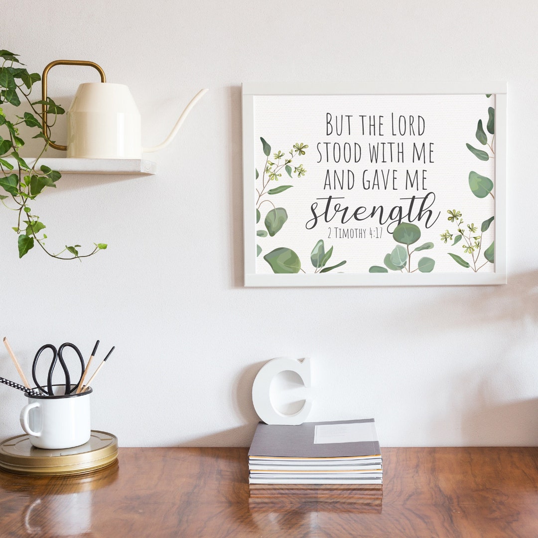 Custom Bible Verse With Eucalyptus Leaves — Religious Gift Ideas ...