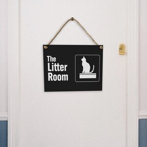 The Litter Room — Funny Cat Office Sign, Perfect Gifts for Pet & Pet ...