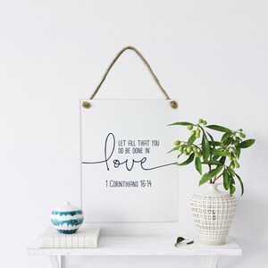 Let All That You Do Be Done in Love – 1 Corinthians 16:14, Religious ...