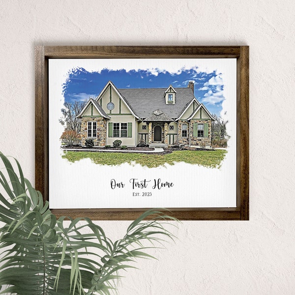 House Portrait - Etsy