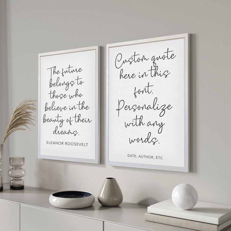 Framed Quotes - Etsy