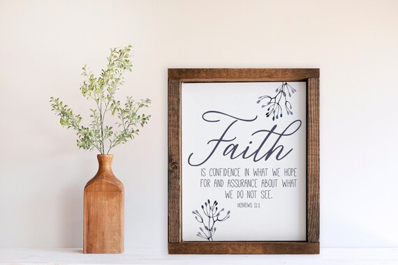 Custom Bible Verse Printed on Framed Canvas Wall Decor - Etsy