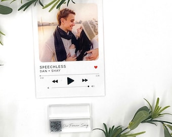 Qr Code Song Plaque - Etsy