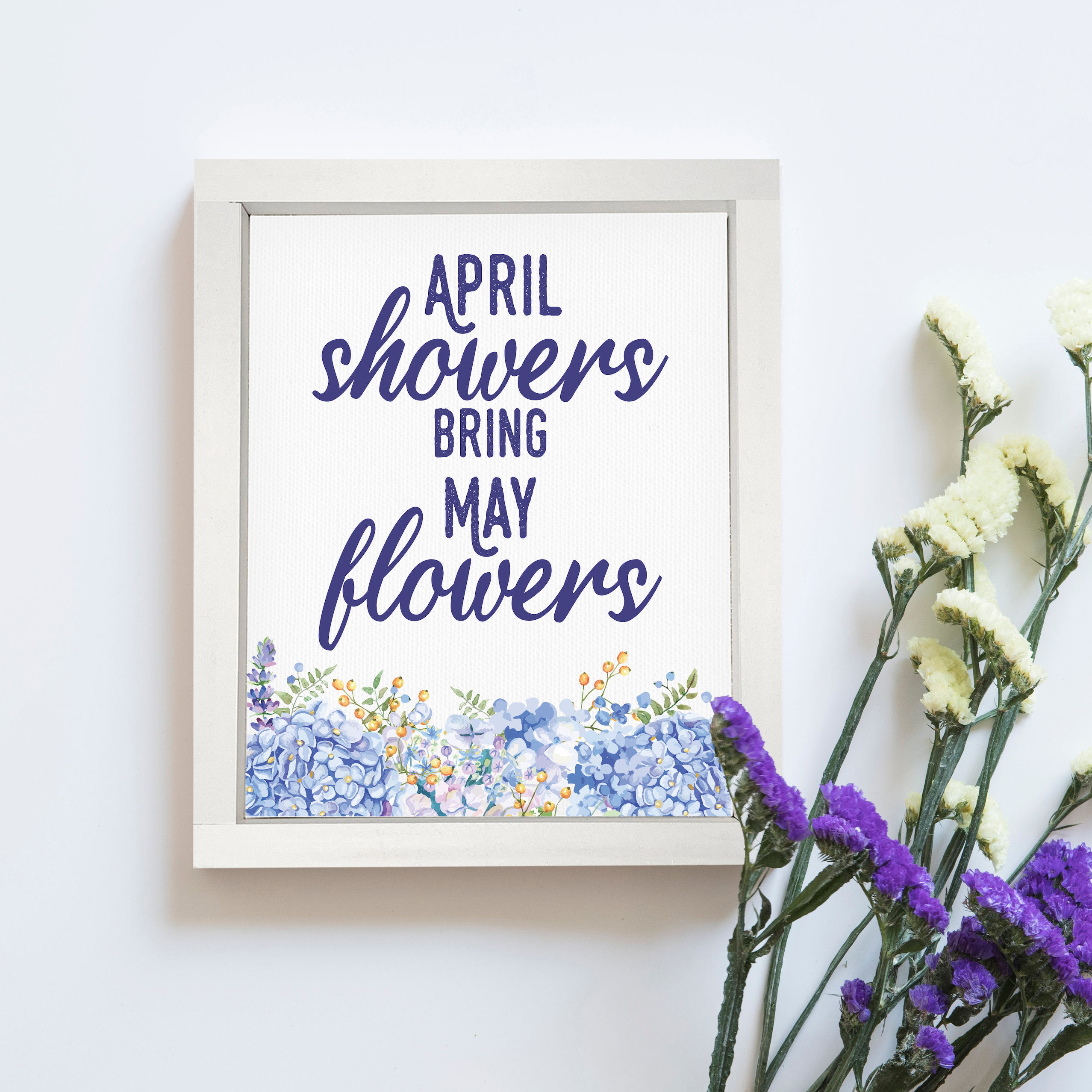 April Showers Bring May Flowers Banner