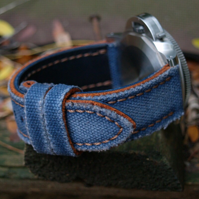 Denim Watch Strap - Etsy