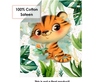 Tiger Fabric Panels - Etsy