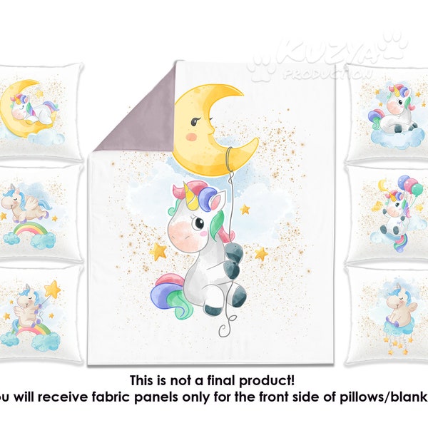 Unicorn Fabric Panel - Etsy