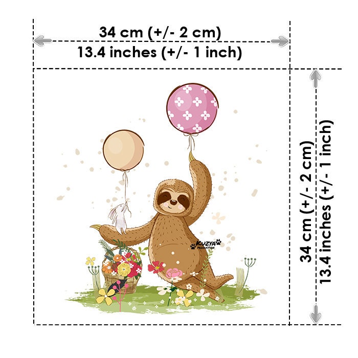Cute Sloths Quilting Fabric Panel Set. Quilt Panels. Cotton Fabric ...