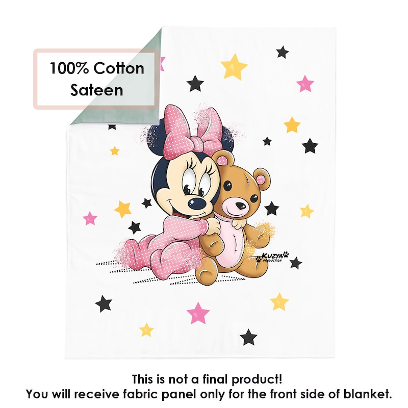 Minnie Mouse Pink Panel - Etsy