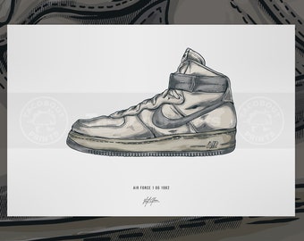 Nike Air Force 1 Poster - Etsy