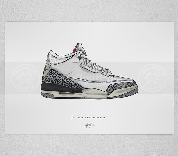 Jordan 3 Drawing