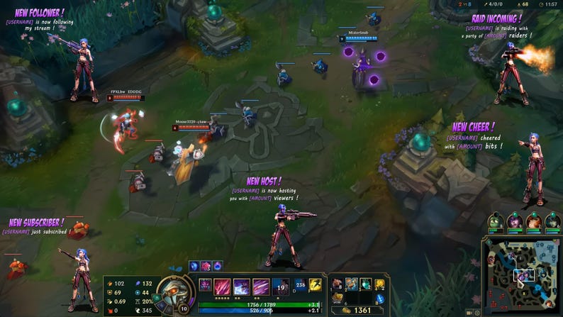 Jinx - Animated Streaming Alerts & Overlays | Pack of 7 Alerts + 4 ...