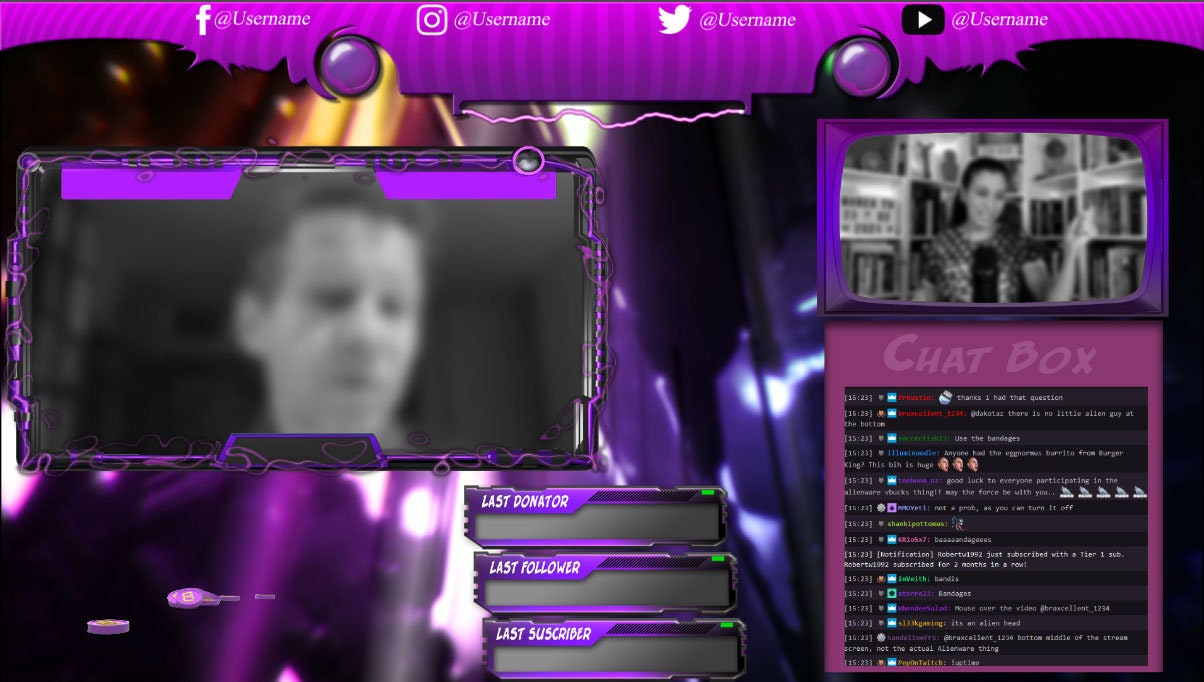 Full Pack Twitch Stream Overlays Ready to Use Components - Etsy