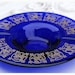 Rare Italian Egizia Argento Cobalt Blue Glass Ashtray Bowl With Silver Dragon Decor - Etsy
