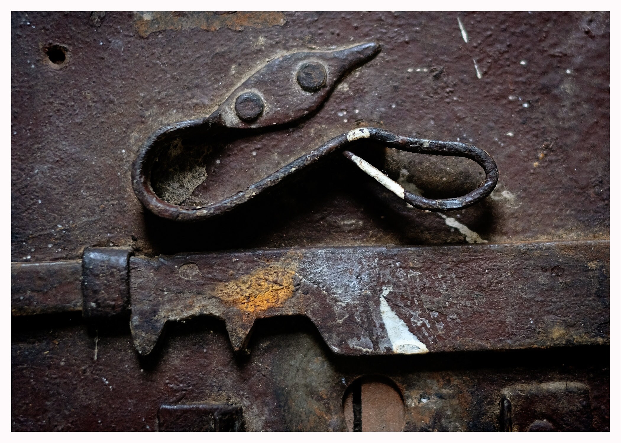 Antique 1800s Italian Iron Plate Door Lock - Etsy