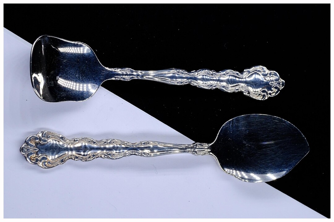 Vintage Oneida Silverplate Preserve Spoons Set in Original Box - Etsy
