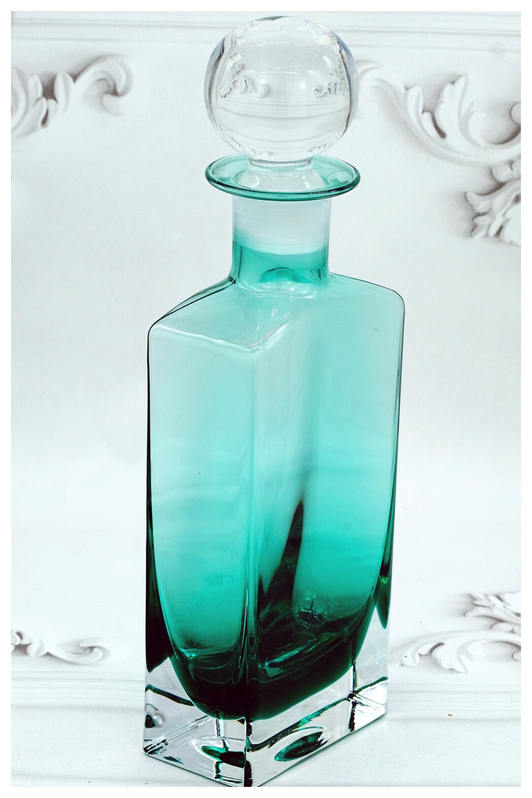 Murano Sommerso Crystal Decanter: Italian Barware, Seguso Vetri D'arte ...