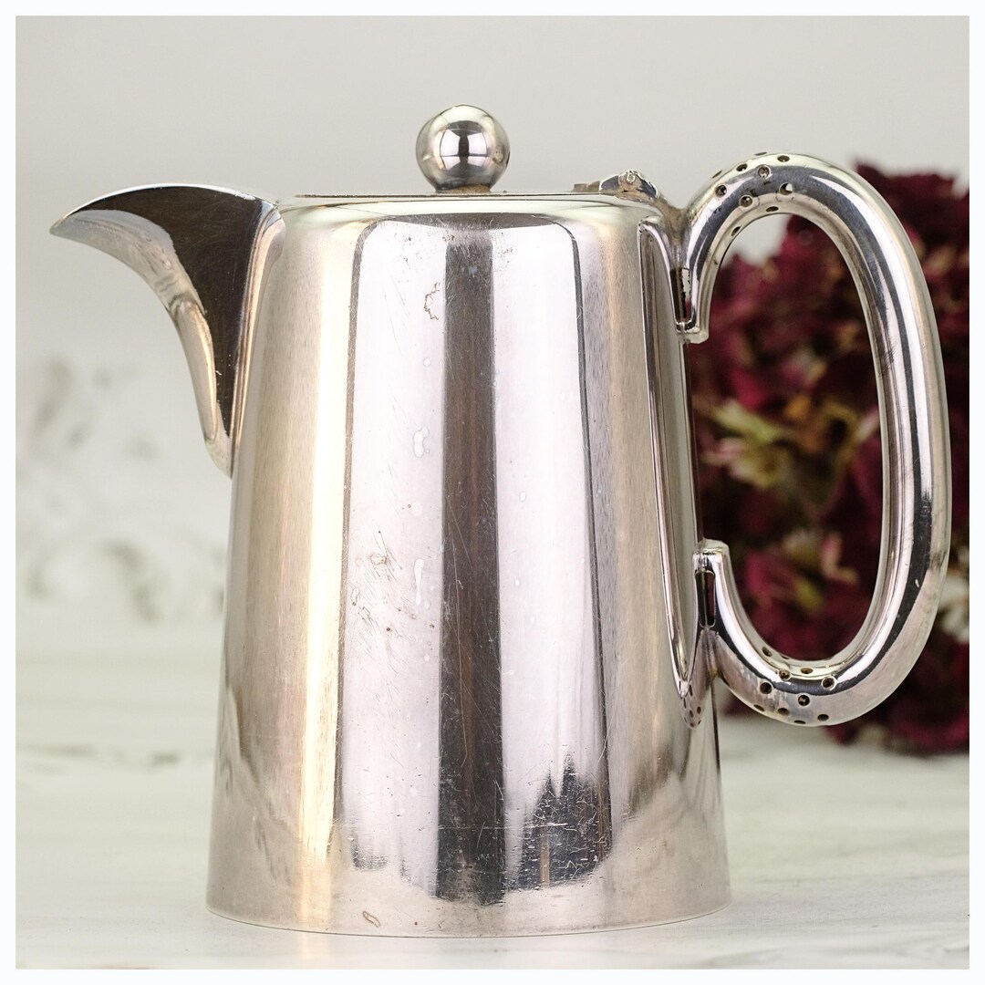 Art Deco Hotelware Walker & Hall Sheffield Silver Plated Coffee Pot ...