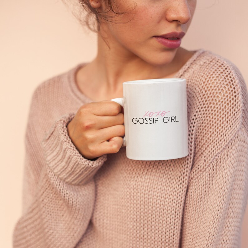 Xoxo Gossip Girl Ceramic Mug, You Know You Love Me, Coffee Mug, Gift ...