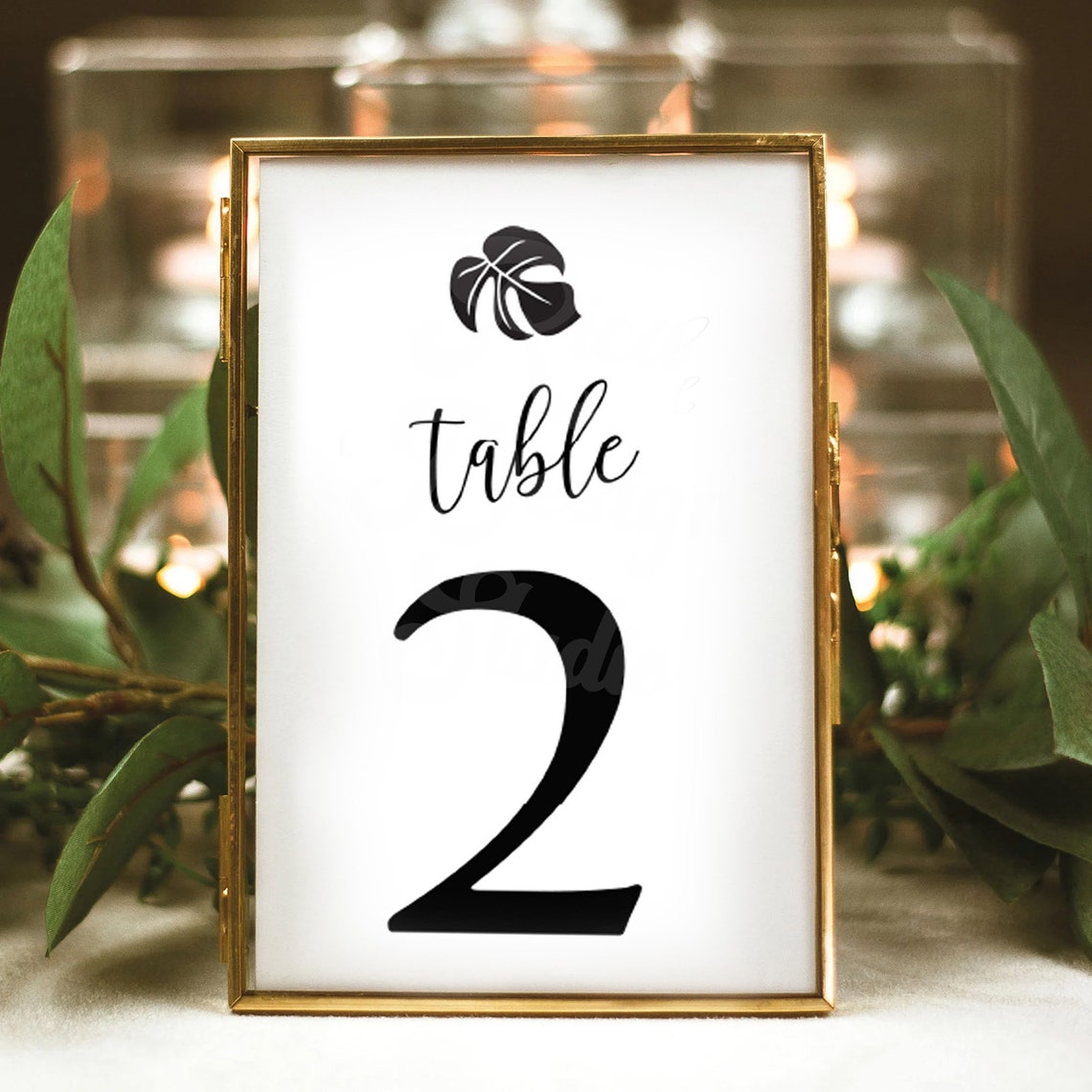 Printable Table Numbers Table Number Template Wedding - Etsy