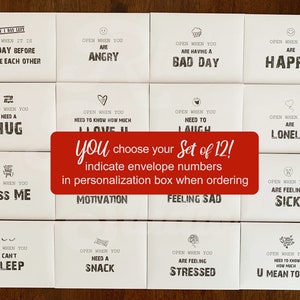 Open When Envelopes - Military Deployment Army Marines Air Force Navy ...