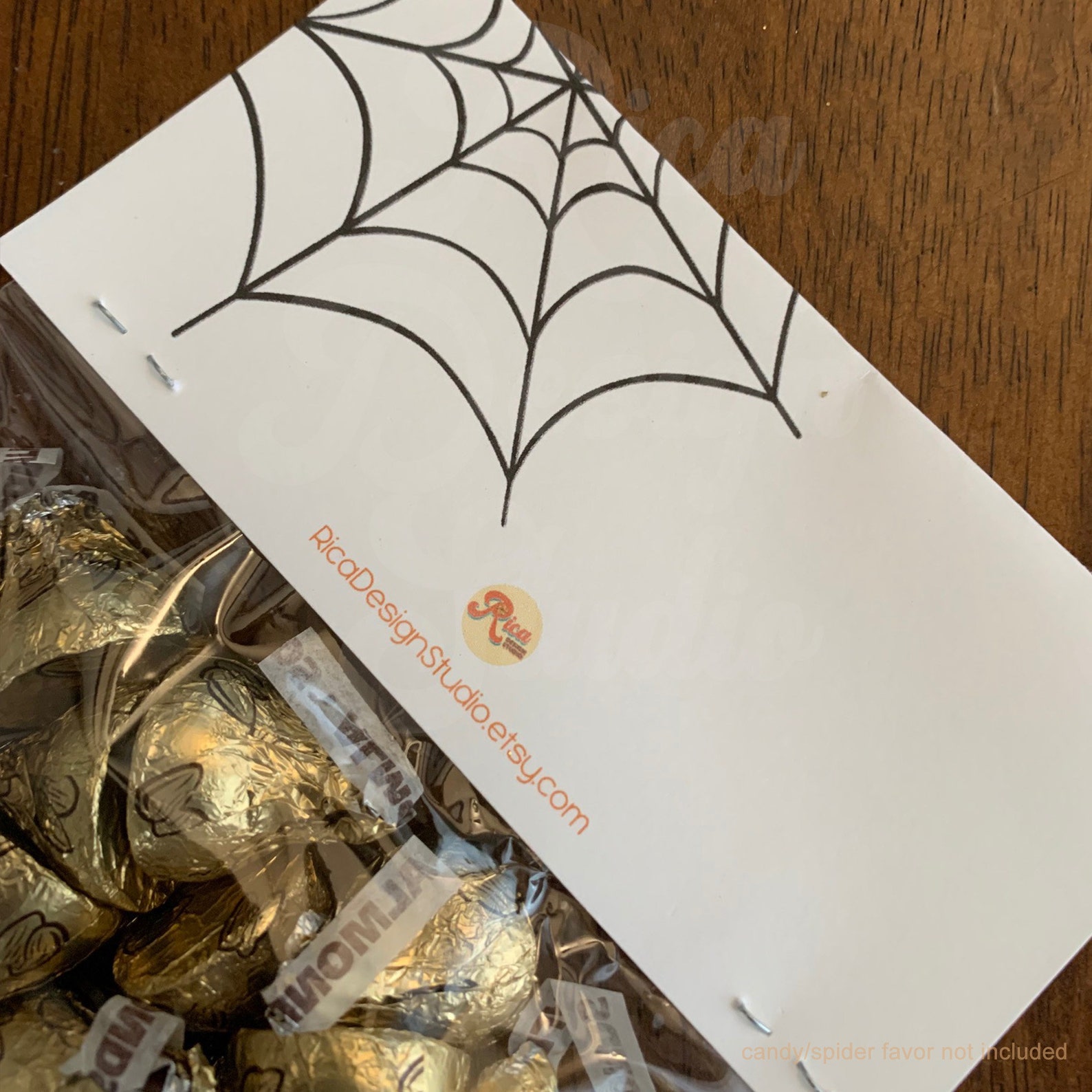 Personalized Halloween Treat Tags Bugs and Kisses Gift Tags Trick or ...