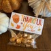Personalized THANKSGIVING Treat Tags Thankful for You Gift - Etsy