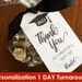 Personalized Graduation Treat Tags Thank You Gift Favor Tags High ...