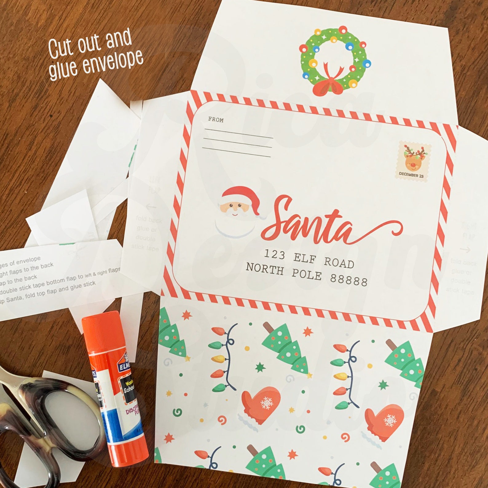 12 Days of Christmas Gift Tags & DEAR SANTA Letter Printable Bundle ...