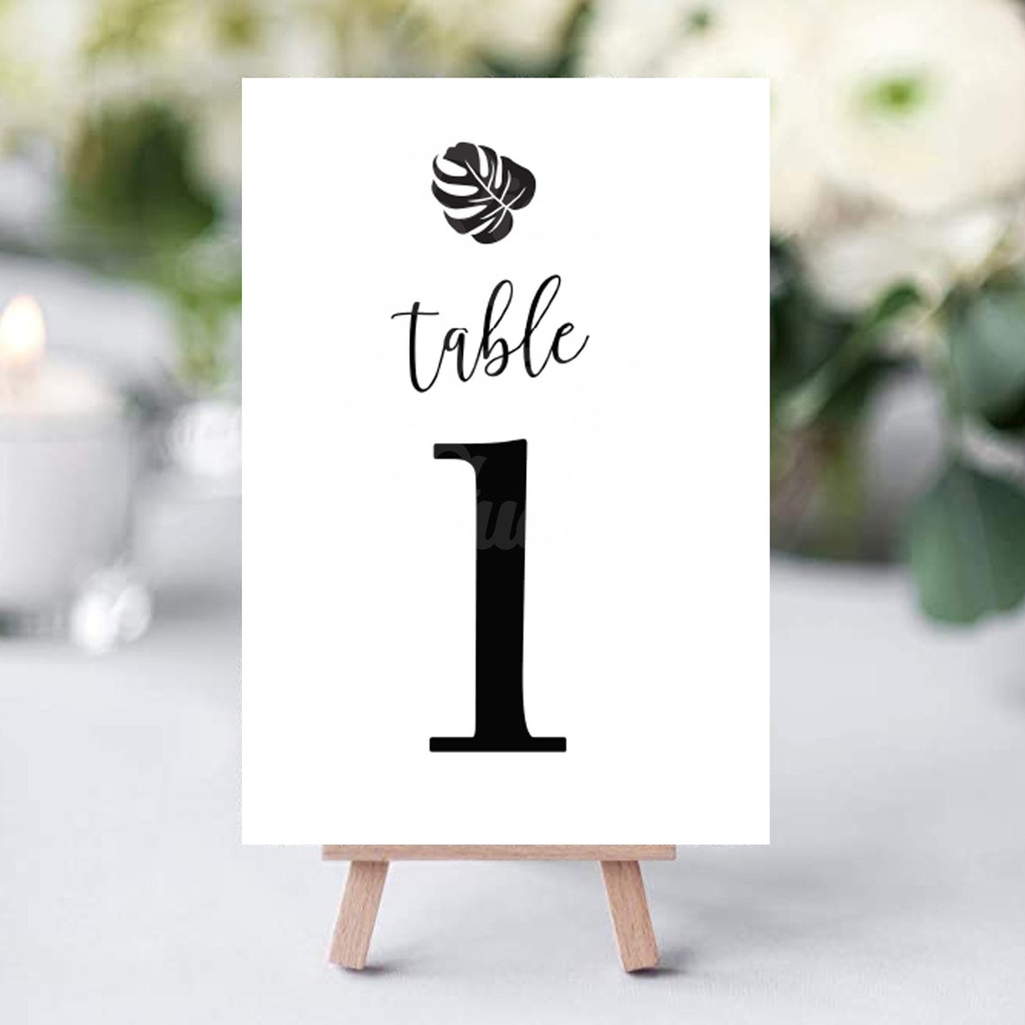 Printable Table Numbers Table Number Template Wedding - Etsy