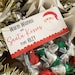 Personalized Christmas Treat Tags SANTA Kisses Holiday Favor - Etsy
