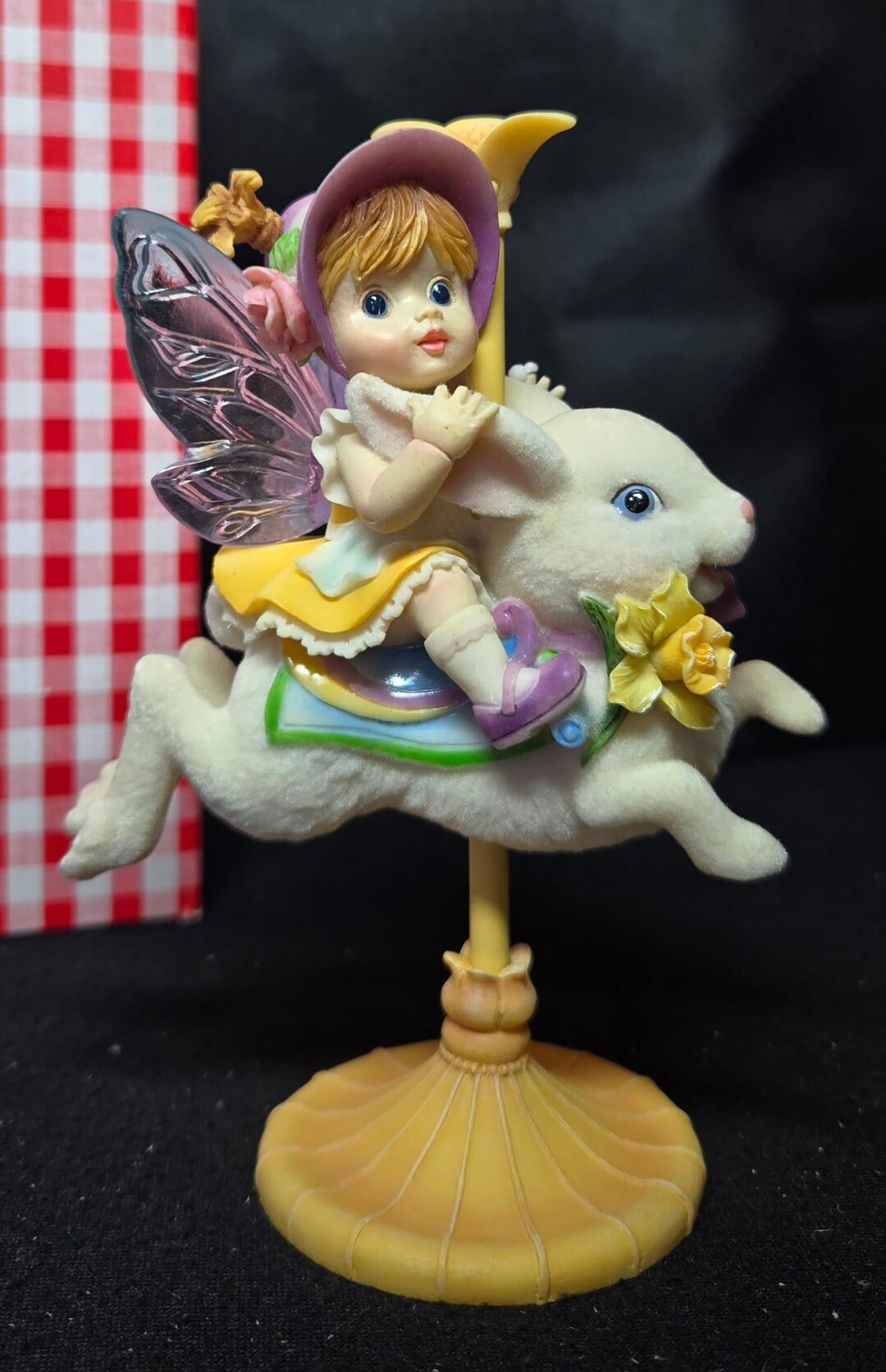 Enesco Spring Carousel Fairie Figurine – Bunny, Easter Decor - Etsy