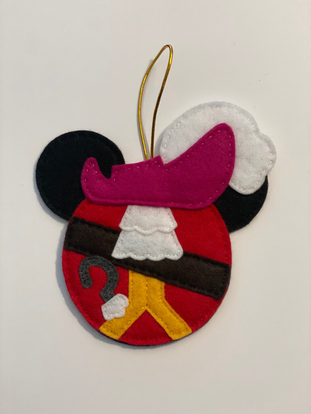 Captain Hook Ornament/ Christmas Decor/ Felt Ornament - Etsy
