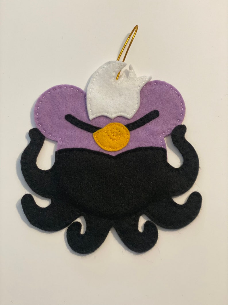 Ursula Ornament/ Christmas Decor/ Felt Ornament - Etsy
